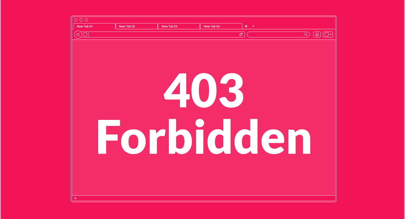 403 Forbidden Access is denied là lỗi gì và cách khắc phục?